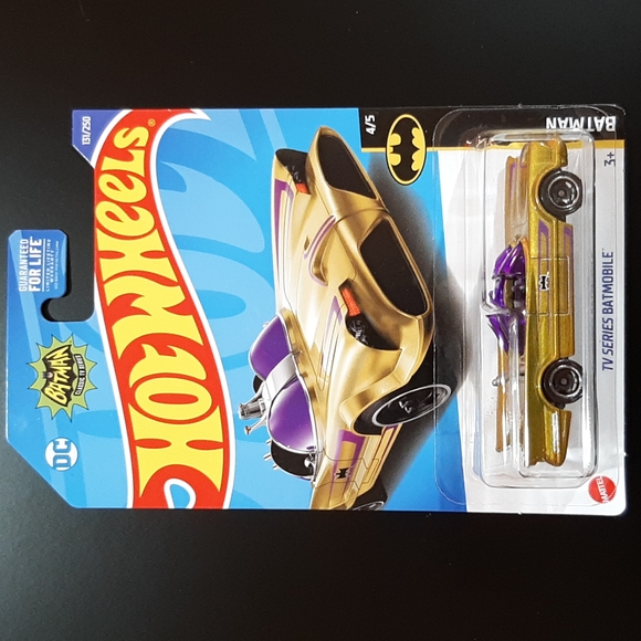 Mattel | Other | Batmobile Gold Hot Wheels Dc Comics 222 Batman ...